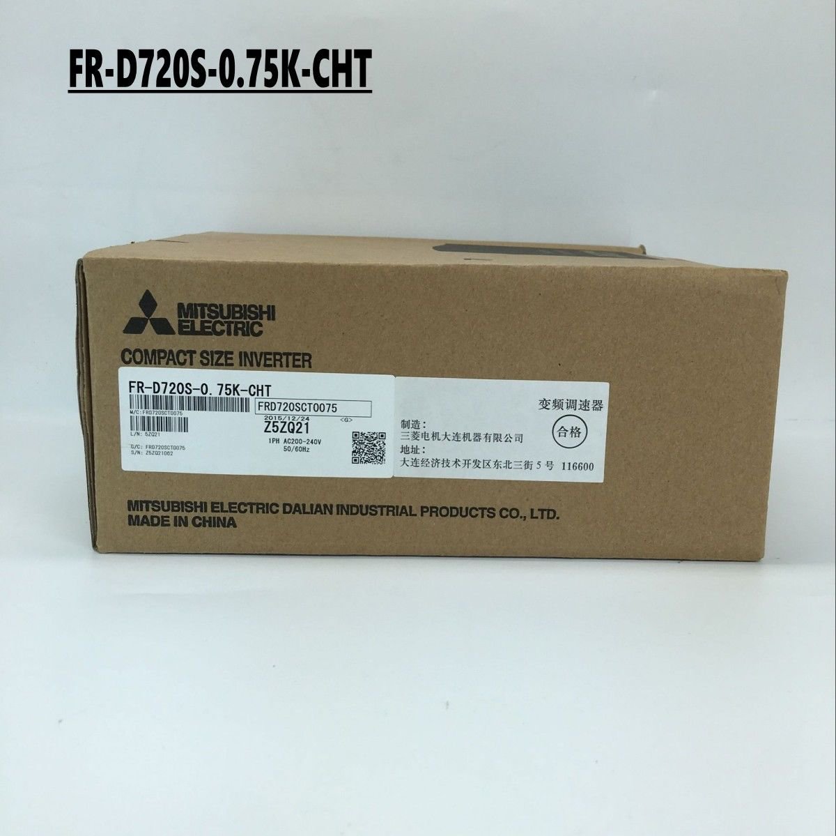 Genuine New MITSUBISHI Inverter FR-D720S-0.75K-CHT IN BOX FR-D720S0.75KCHT