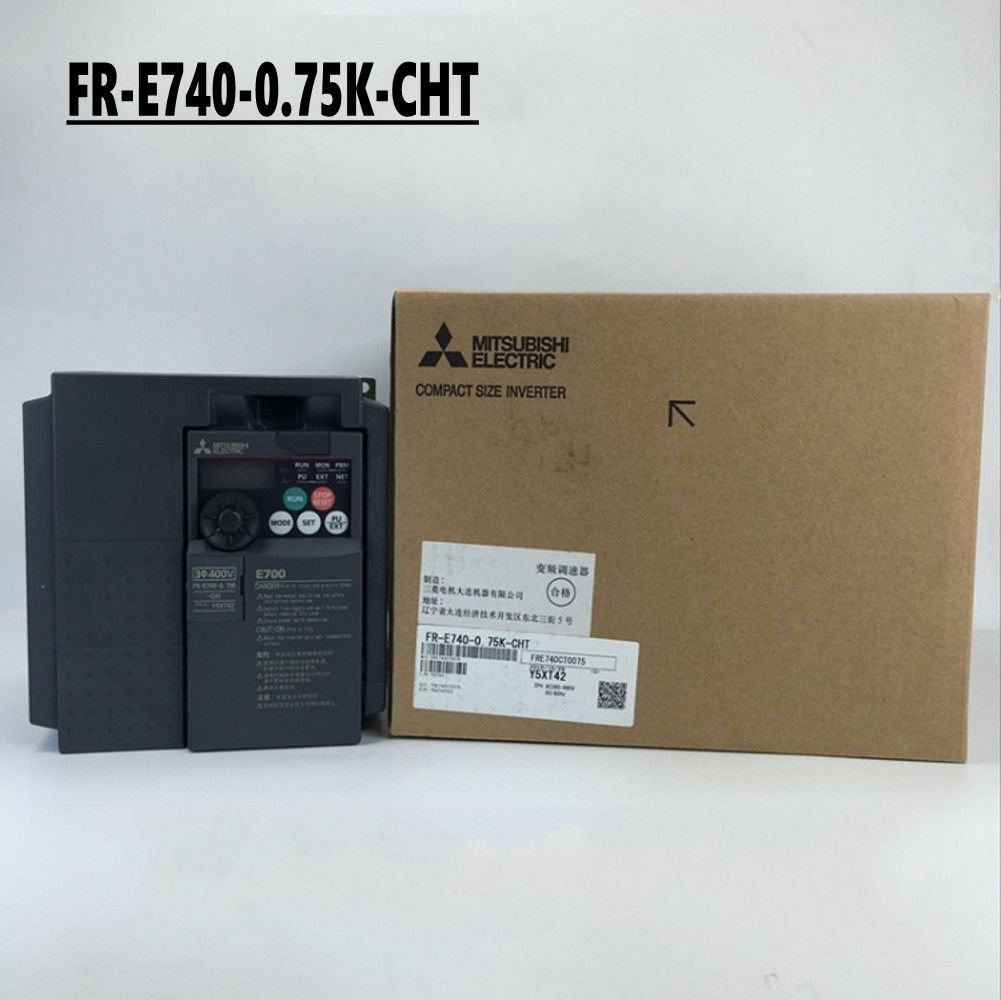 Genuine New MITSUBISHI inverter FR-E740-0.75K-CHT In Box FRE7400.75KCHT