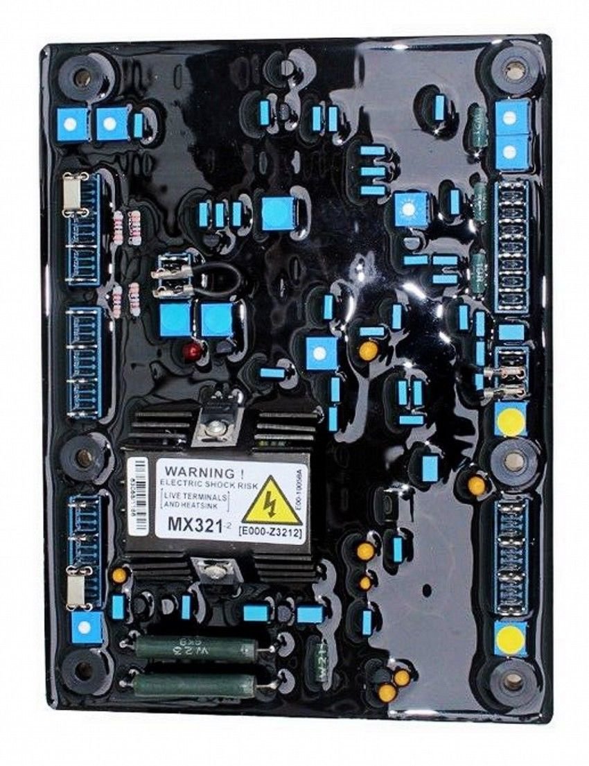 Voltage regulator controller: MX321-2 / MX3212 E000-23212 (blue)