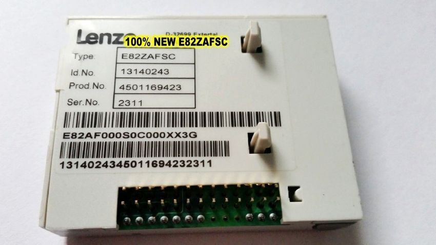 Genuine LENZE STANDART I/O FUNCTION MODULE E82ZAFSC in new box