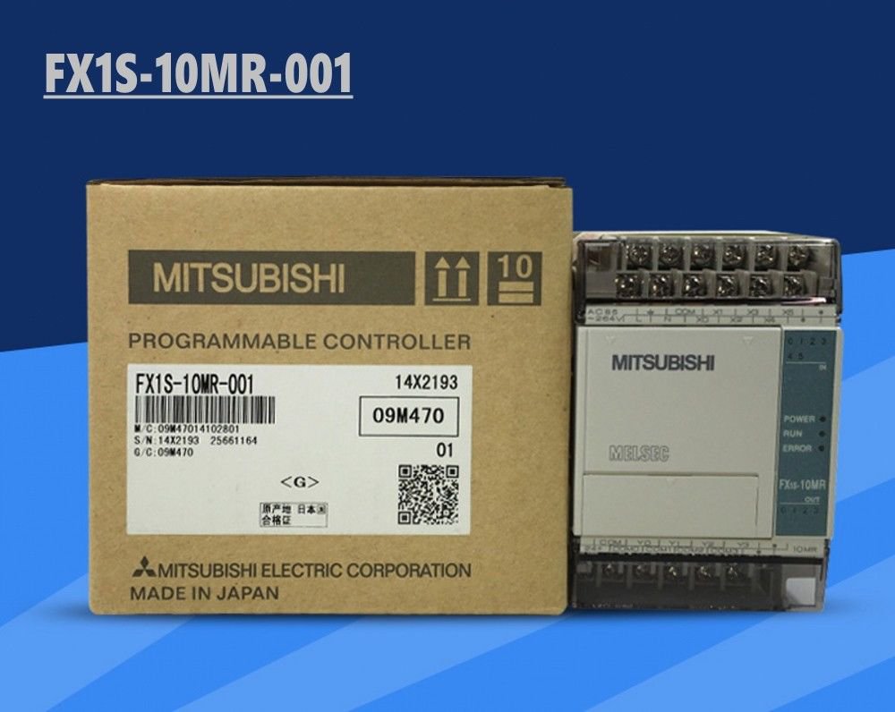 100% New MITSUBISHI PLC FX1S-10MR-001 In Box FX1S10MR001
