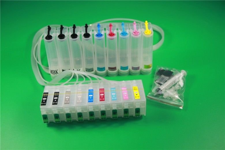 Empty CISS ink system for Epson Surecolor P600 printer with ARC; T7601 ...