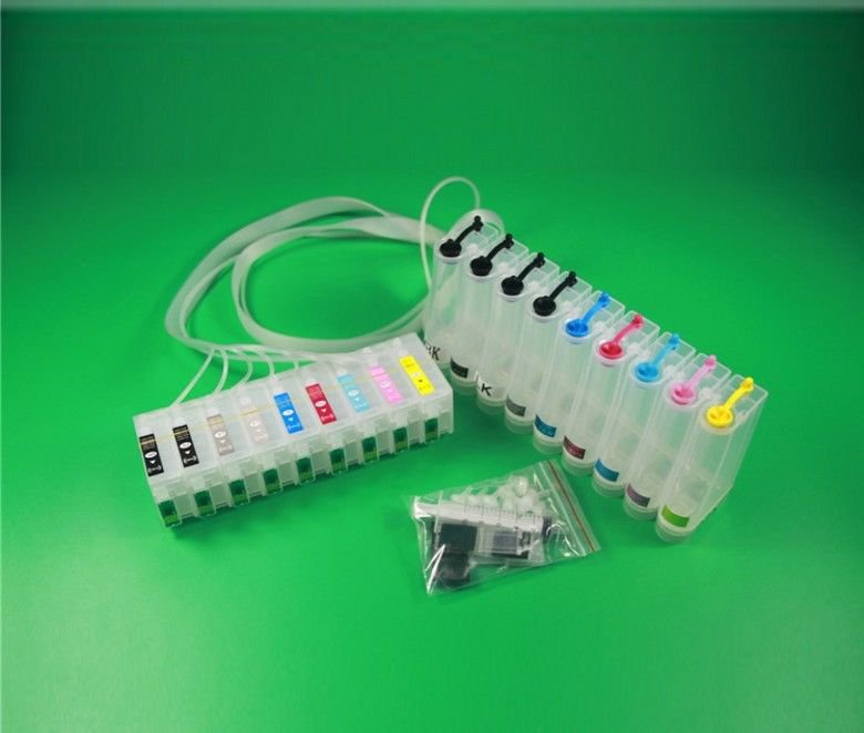 Empty CISS ink system for Epson Surecolor P600 printer with ARC; T7601 ...