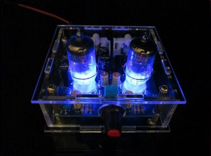 6J1 tube preamp amplifier board Pre-amp Headphone amp 6J1 valve preamp bile