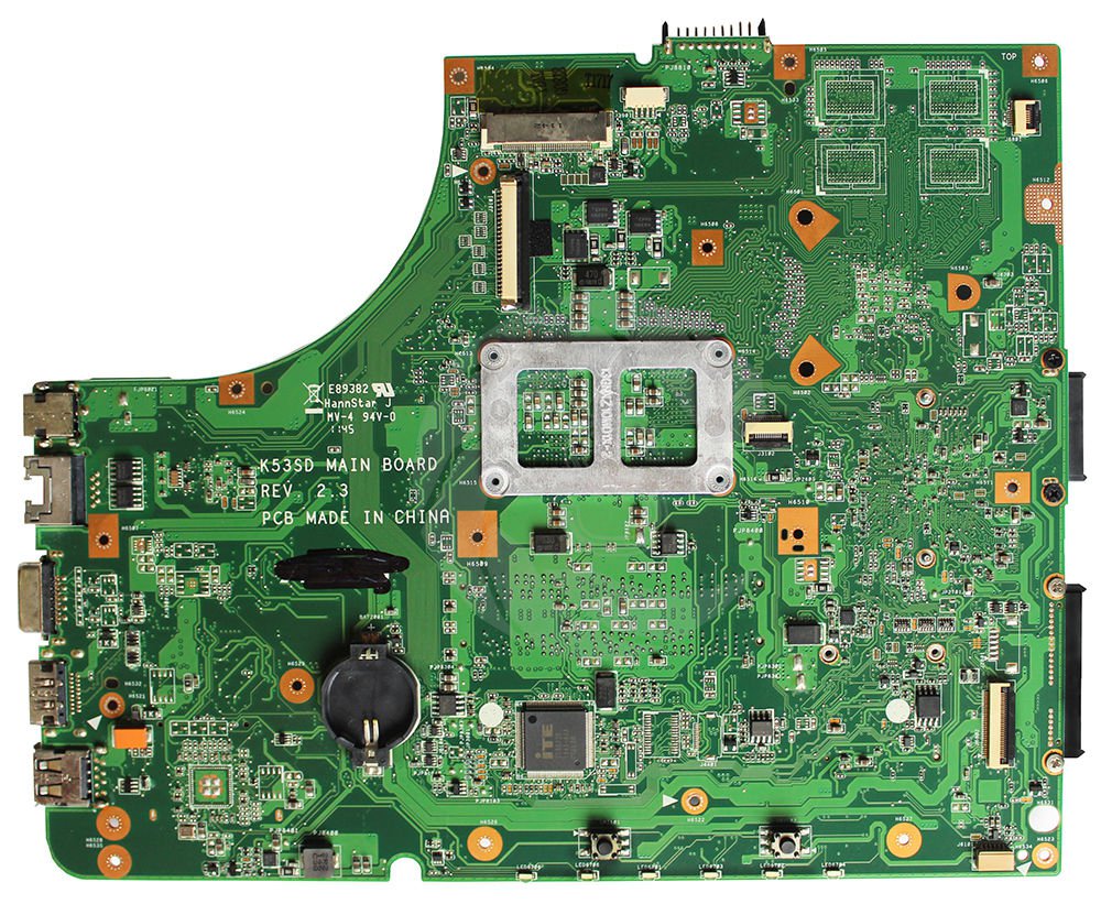 Asus K53SD REV2.3 Laptop Motherboard 60-N3CMB1500-C09 USB2.0 HM65 ...