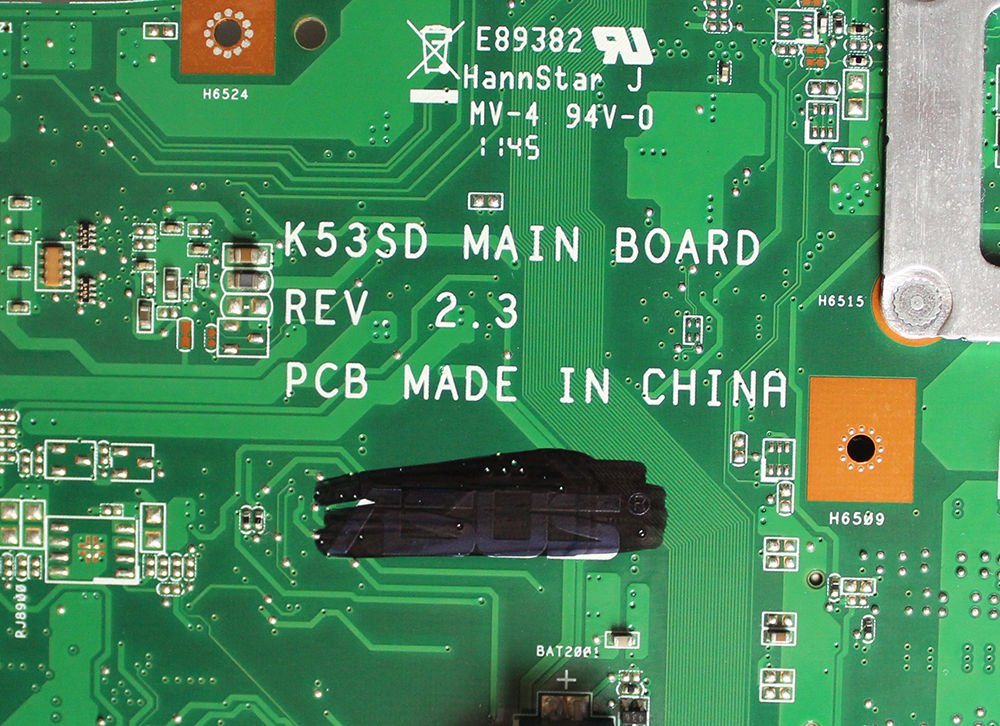 Asus K53SD REV2.3 Laptop Motherboard 60-N3CMB1500-C09 USB2.0 HM65 ...