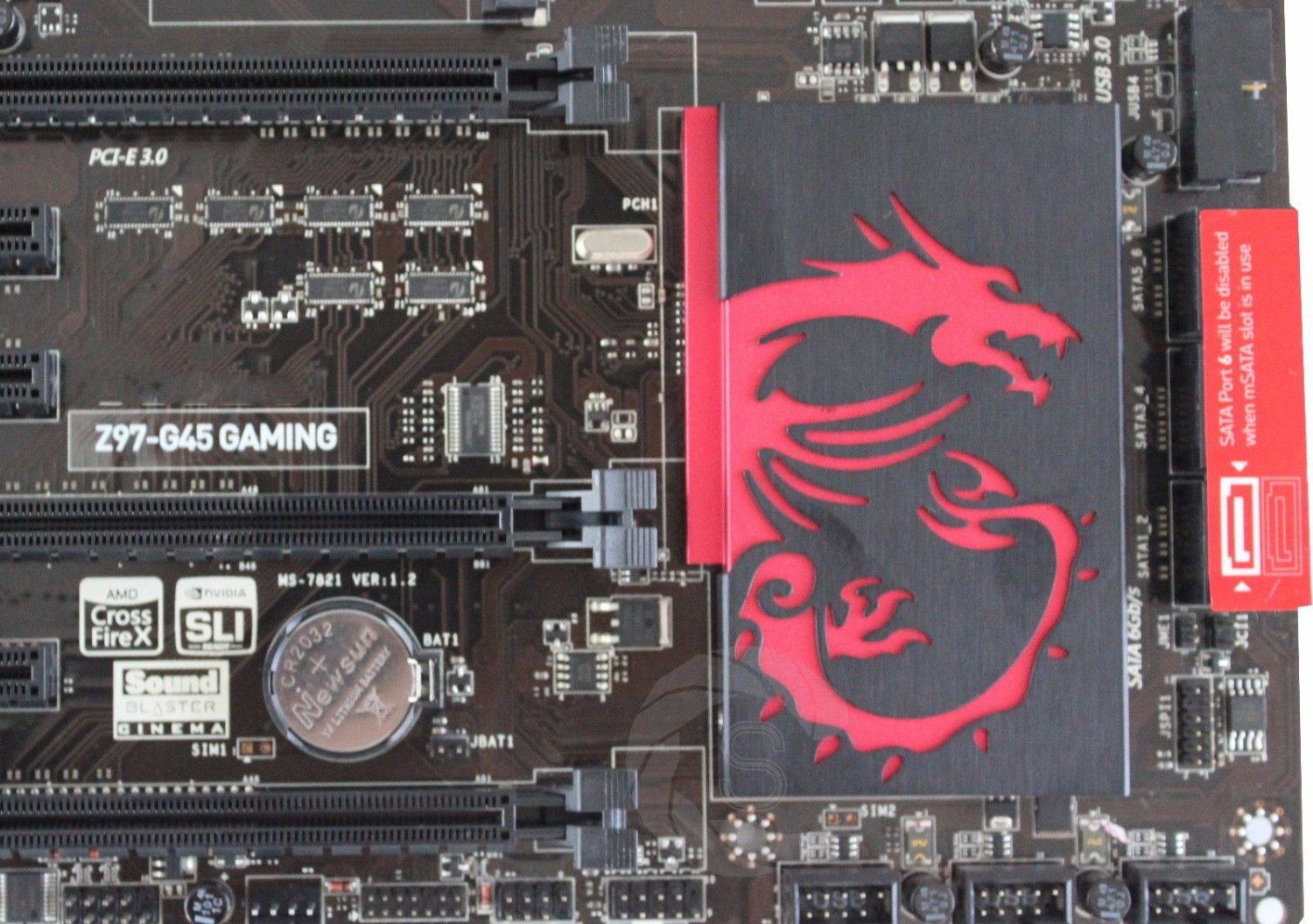 MSI Z97-G45 GAMING Intel Z97 LGA1150 DDR3 SATAIII Desktop Motherboard ...