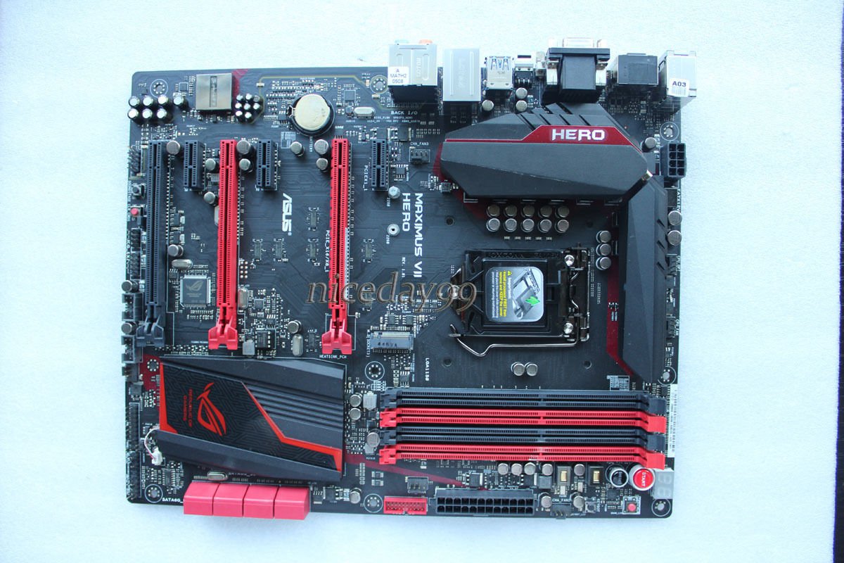 Asus MAXIMUS VII HERO Z97 Intel mainboard ATX LGA1150 DDR3 SATA 6Gb/s ...