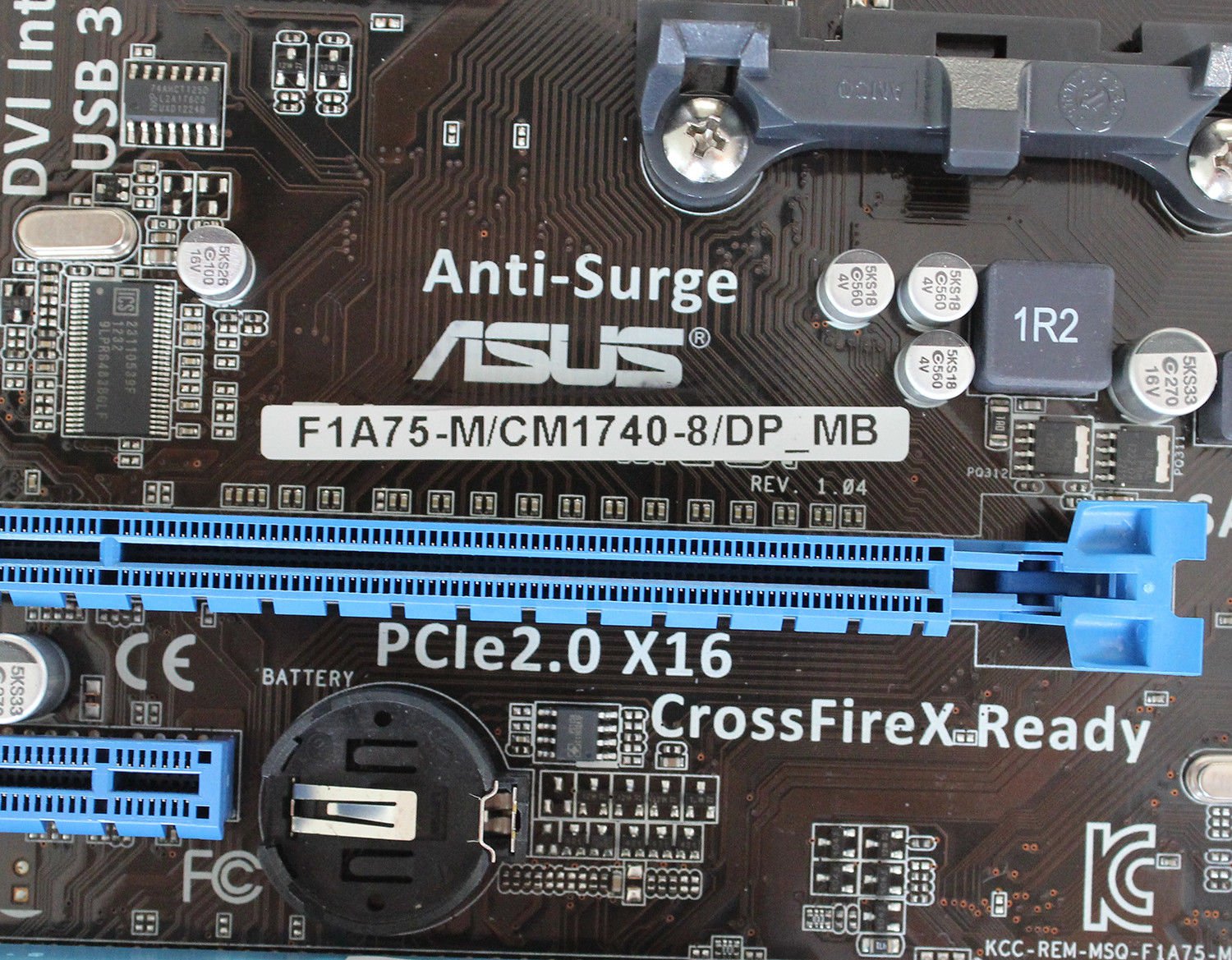 Original For Asus F1A75-M/CM1740-8/DP-MB Motherboard SOCKET FM1 AMD A75 ...