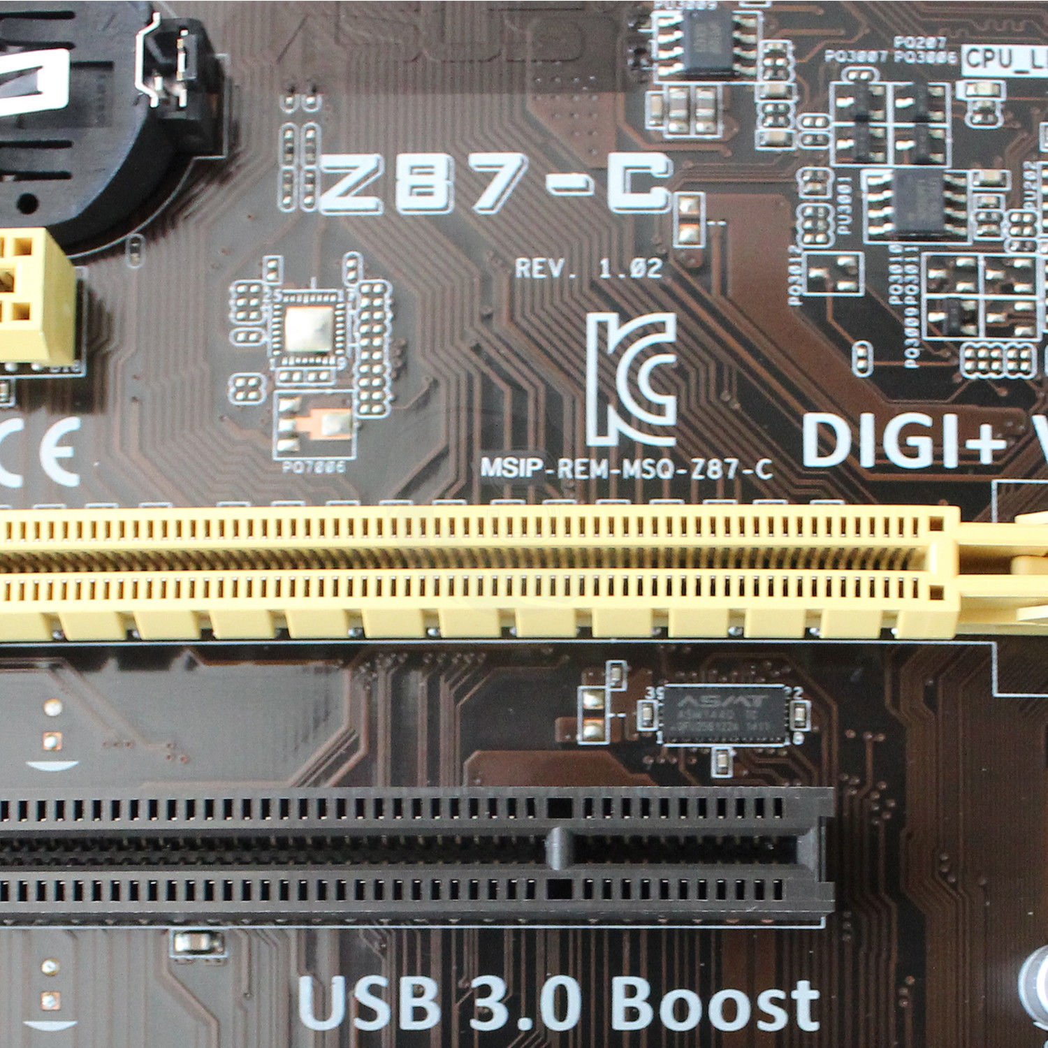 Asus Z87-C REV.1.02 desktop motherboard Intel Z87 LGA 1150 SATA III ...