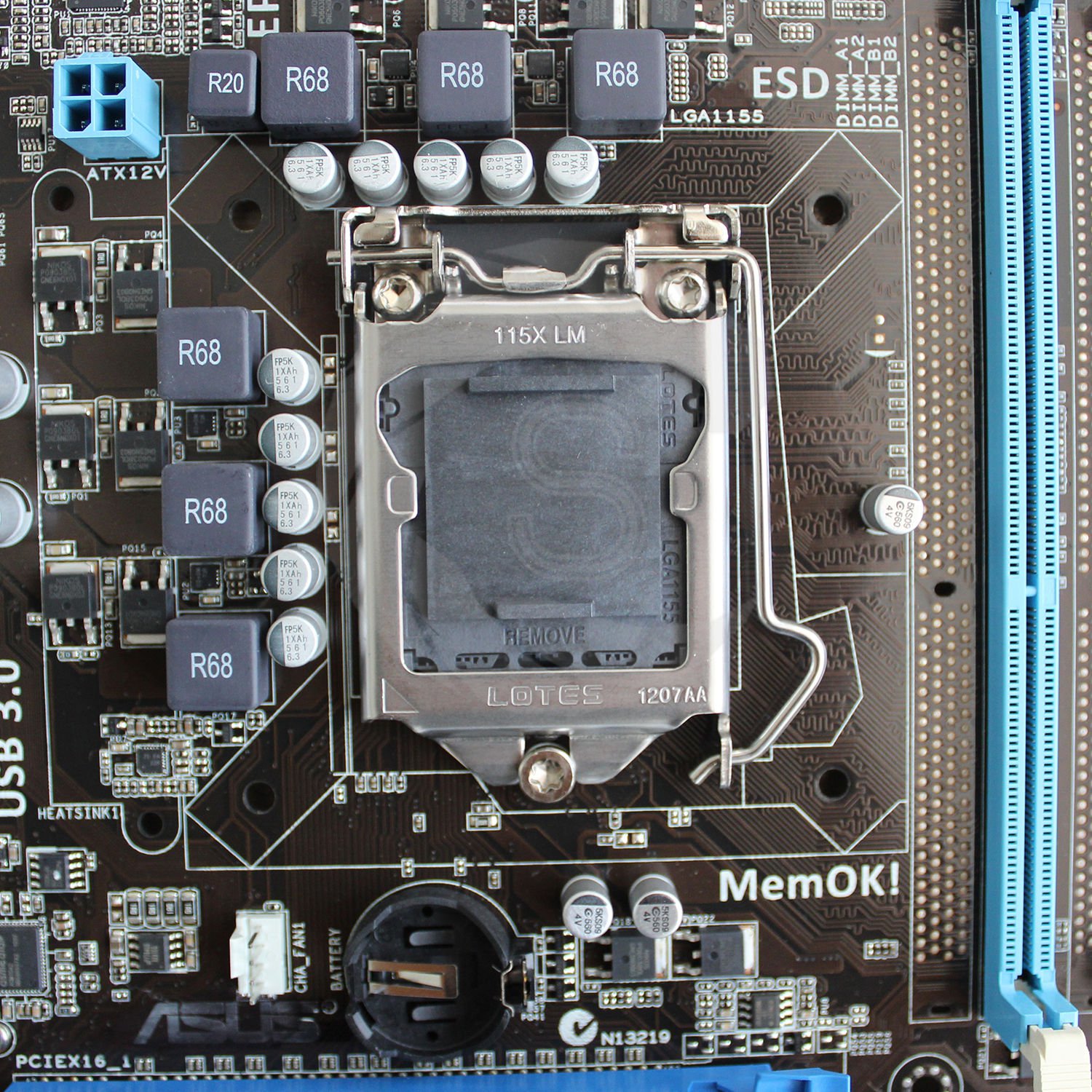 For ASUS P8H61-M PRO/CM6630/DP_MB Motherboard DDR3 H61 Intel LGA1155 USB3.0