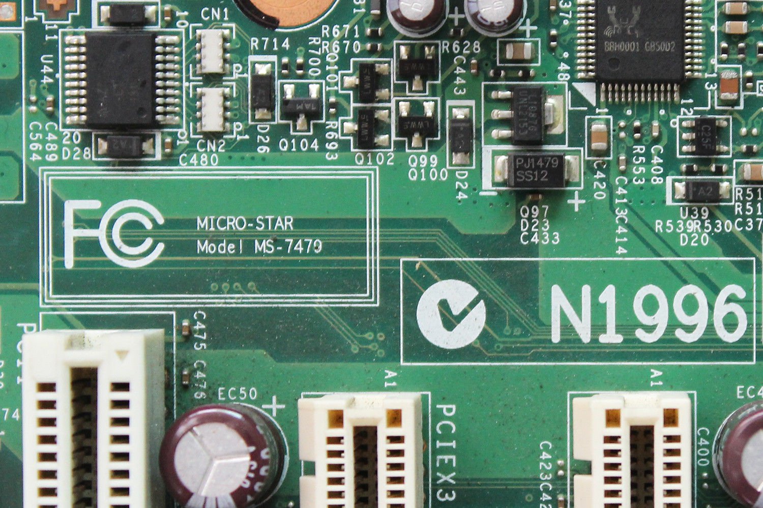 For Microstar MS-7479 Ver: 1.1 Motherboard Intel 1155 DDR3 N1996 NBC2310432