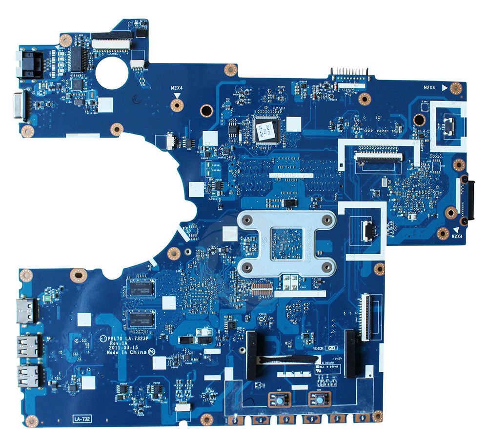 For Asus X73B K73B K73BY PBL70 LA-7323P motherboard AMD E450 Cpu with ...