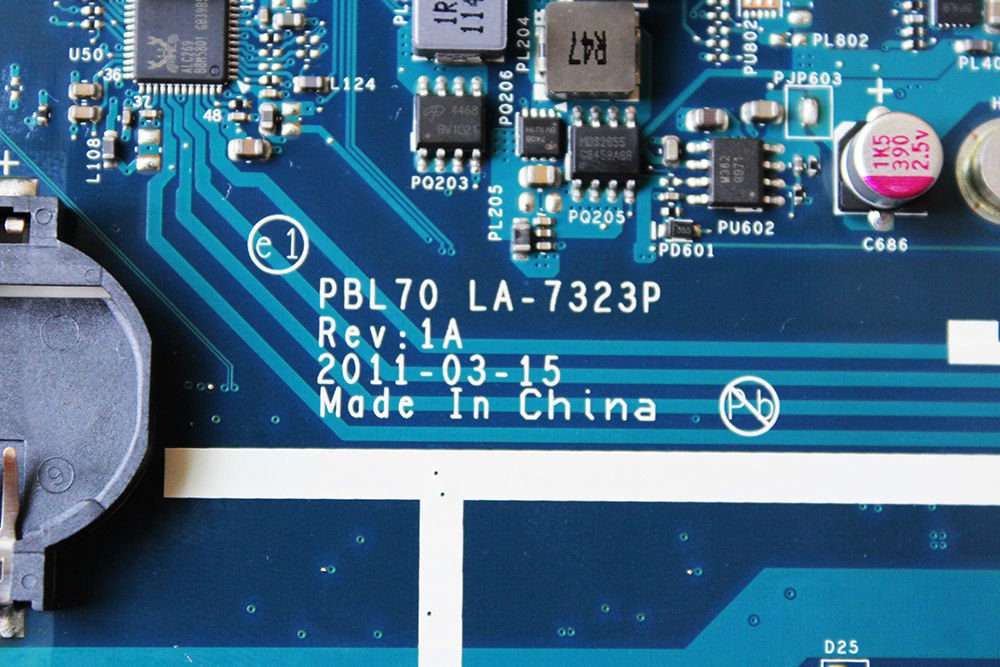 For Asus X73B K73B K73BY PBL70 LA-7323P motherboard AMD E450 Cpu with ...