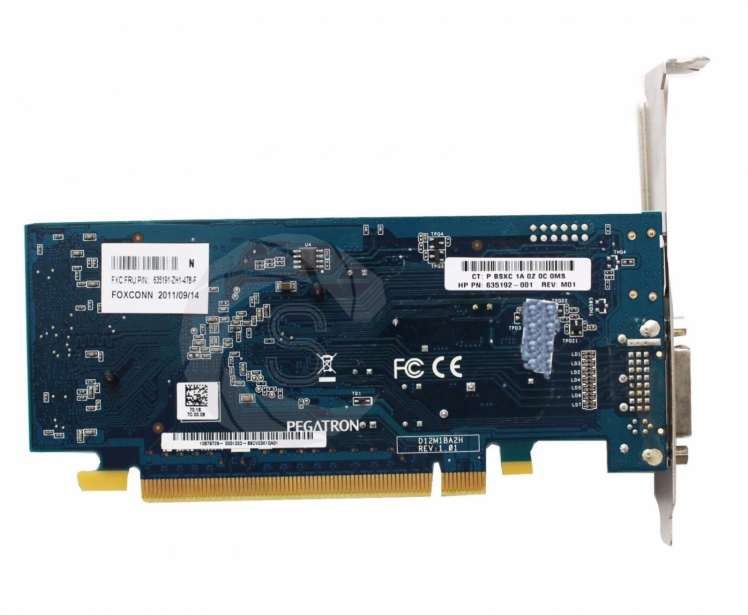 512MB HP nVIDIA GeForce 405 DDR3 PCI Express x16 HDMI DVI Video Card ...
