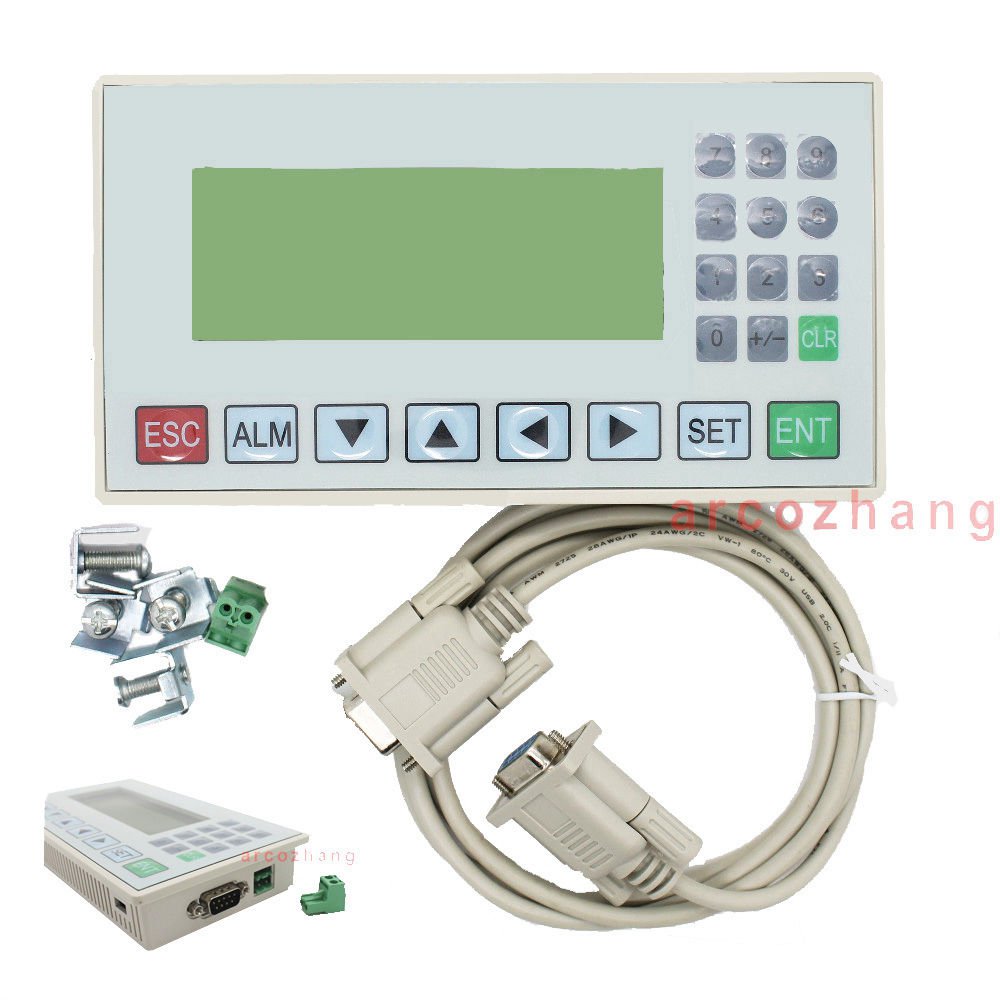 Text display panel screen HMI with RS232/RS485 for PLC modbus protocol ...