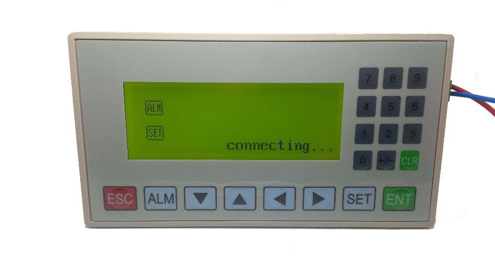 Text display panel screen HMI with RS232/RS485 for PLC modbus protocol ...