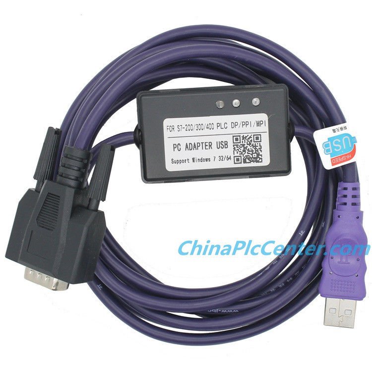 USB MPI Programming Cable for Siemens S7-200/300/400 PLC DP/PPI/MPI 64bit