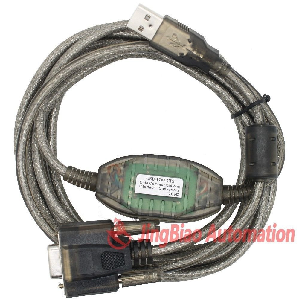 USB-1747-CP3 Programming Cable for Allen Bradley A-B SLC Series PLC ...