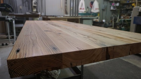 Reclaimed Heart Pine Dining Table Top/ Furniture
