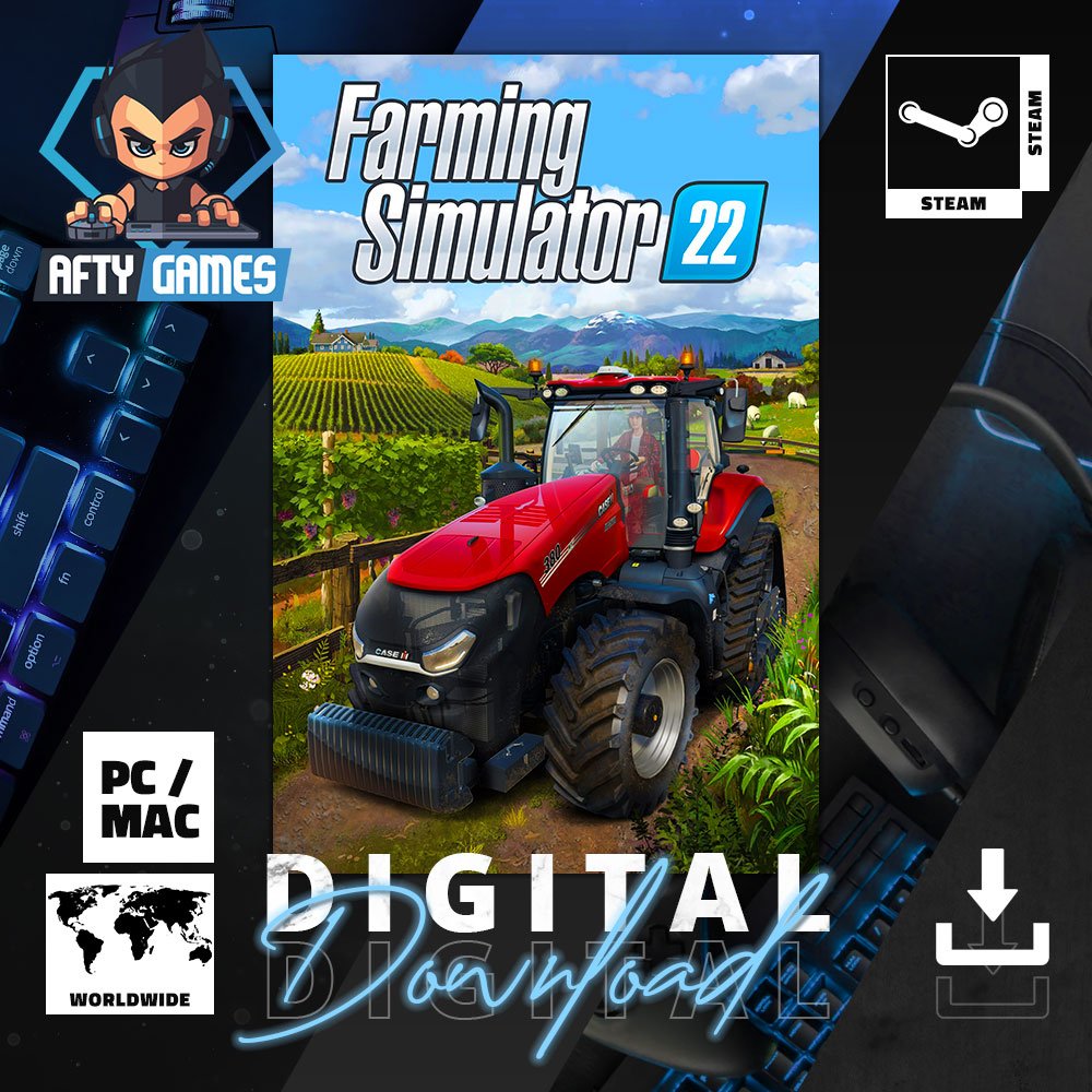 Farming Simulator 22 - PC & MAC Game - Steam Download Code - Global CD Key