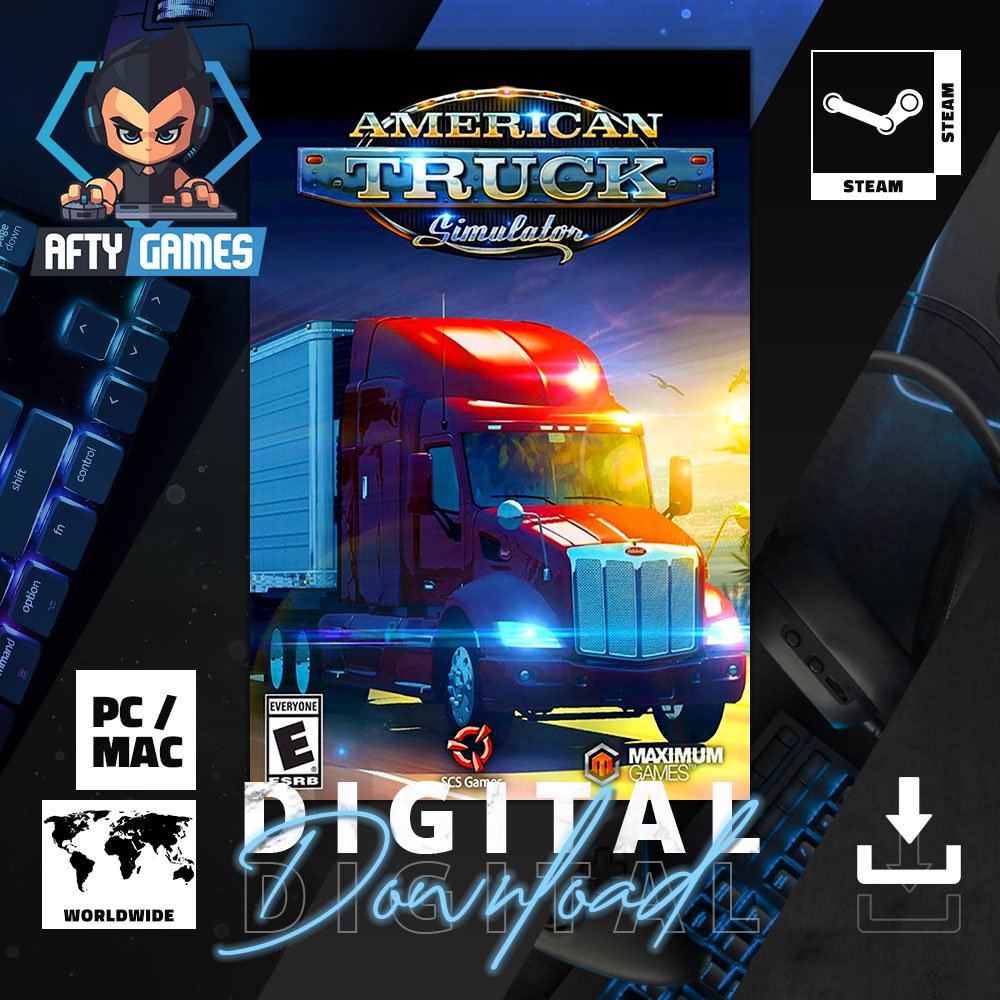 American Truck Simulator - PC & MAC Game - Steam Download Code - Global ...