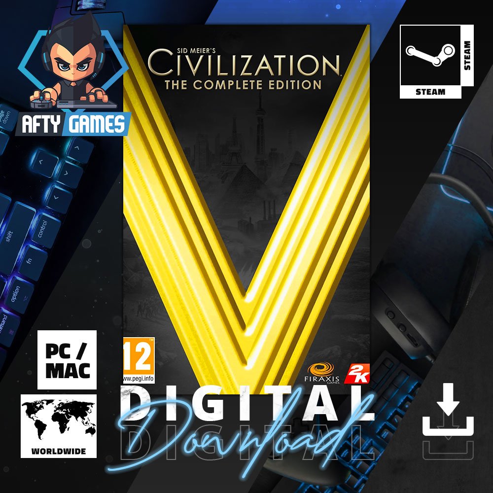 Civilization V 5 Complete Edition - PC Game - Steam Download Code ...