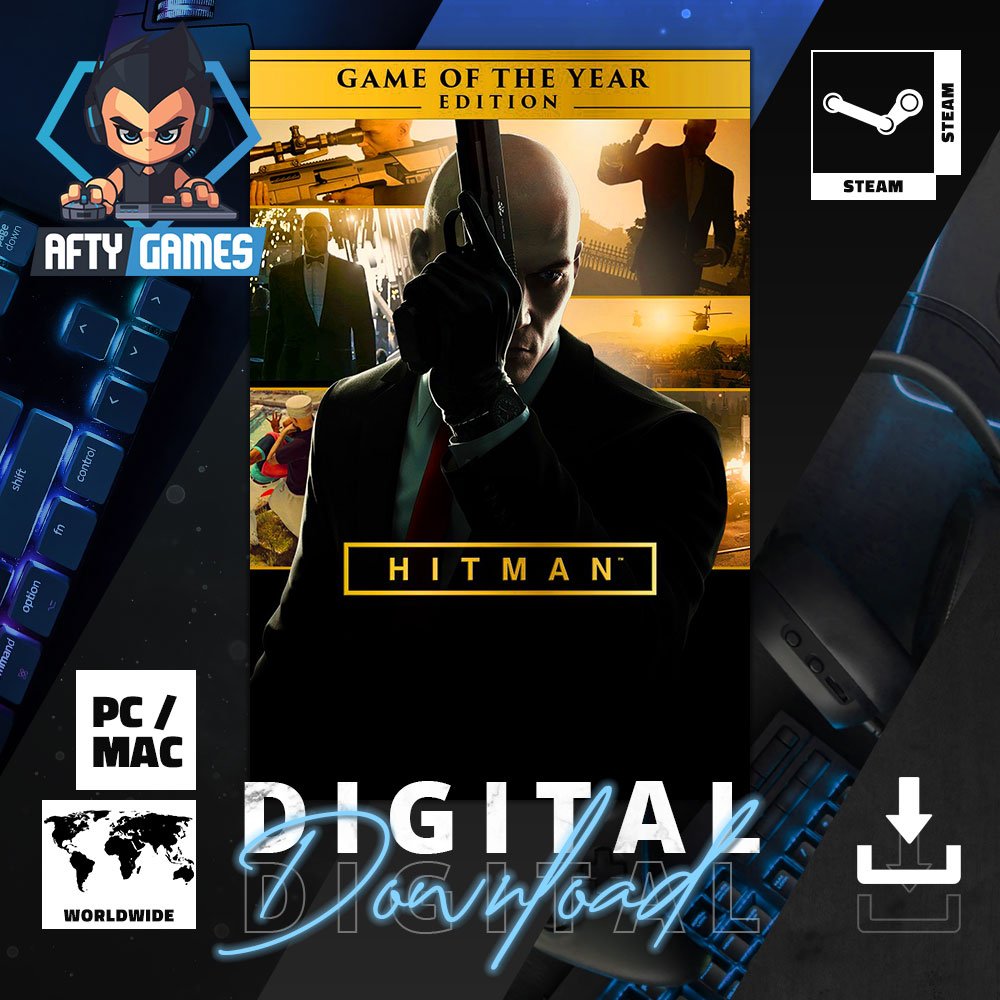 Hitman Game of the Year (GOTY) Edition - PC & MAC Game - Steam Download ...