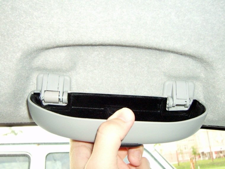 OEM Opel Sunglass Holder Gray Astra Zafira Corsa Meriva NEU