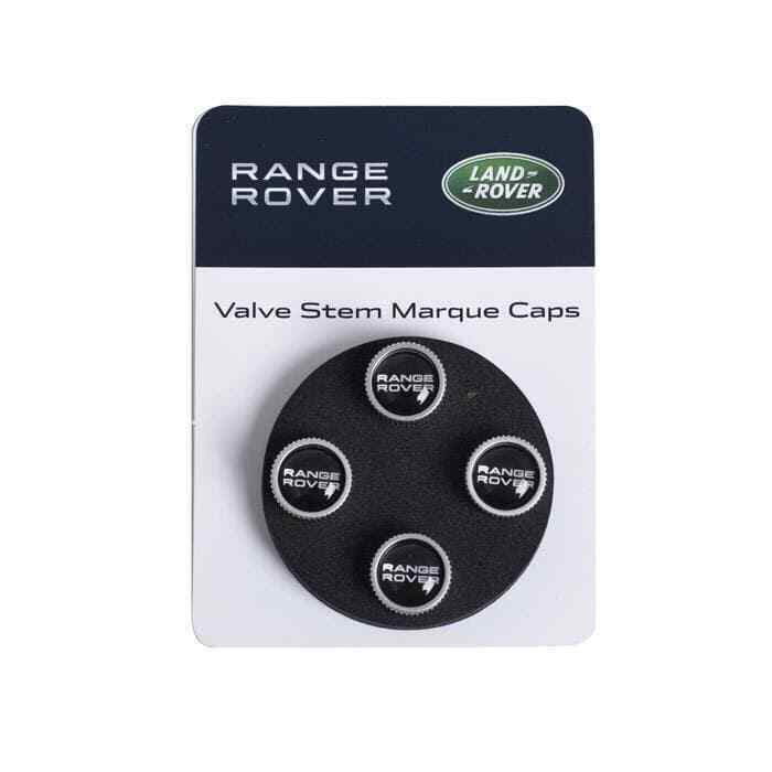 Genuine Range Rover Logo Stem Valve Caps