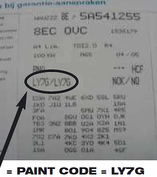 Volkswagen Genuine accessories Paint Touch Up Pencil Florett Silver ...