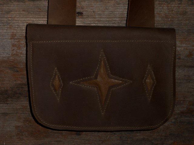Handmade Leather Muzzleloader Possibles Bag Pouch