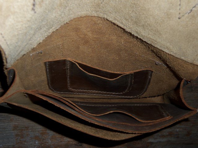 Handmade Leather Muzzleloader Possibles Bag Pouch