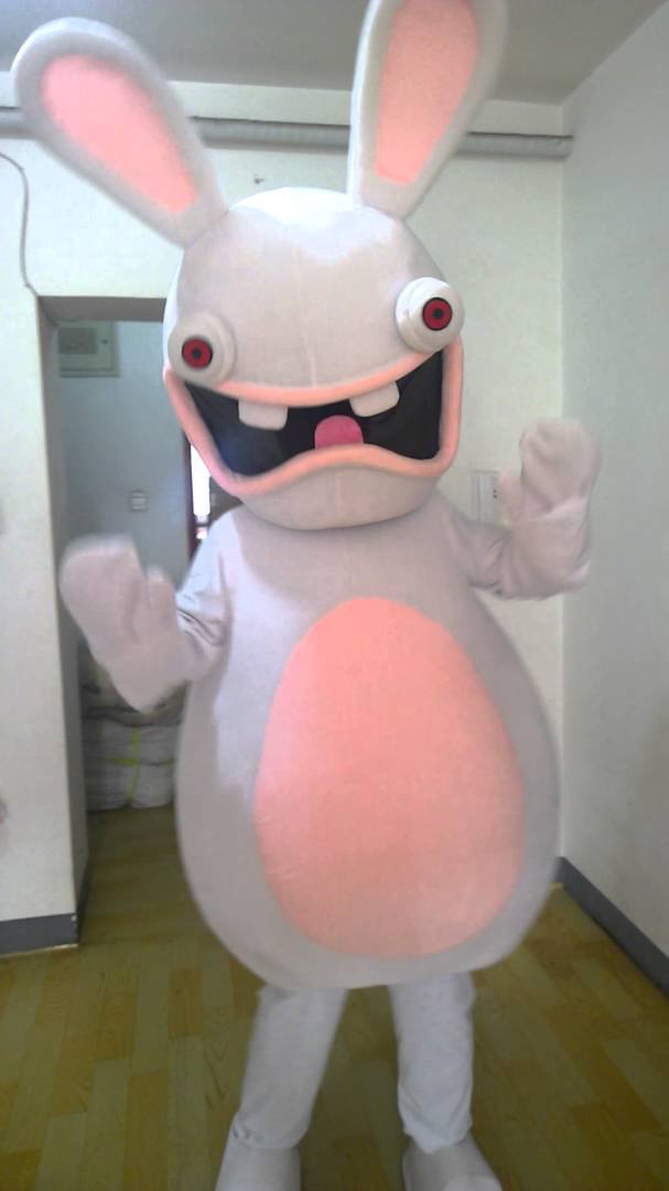 Free Shipping Rabbids invasion creazy rabbits Mascot Costume for ...
