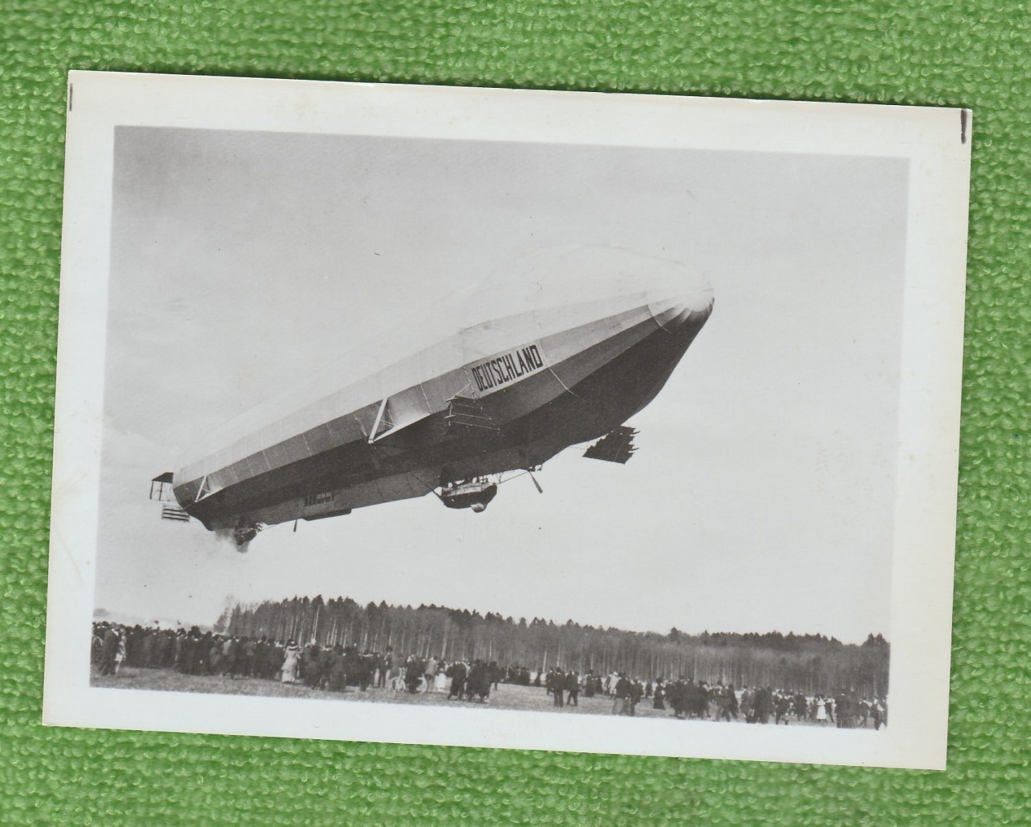 German Airship Dirigible DEUTSCHLAND Zeppelin LZ 7 RARE Black & White Photo