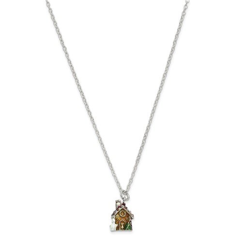 Bejeweled Gingerbread House Trinket Box