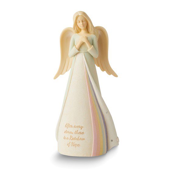 Foundations Rainbow Angel Figurine