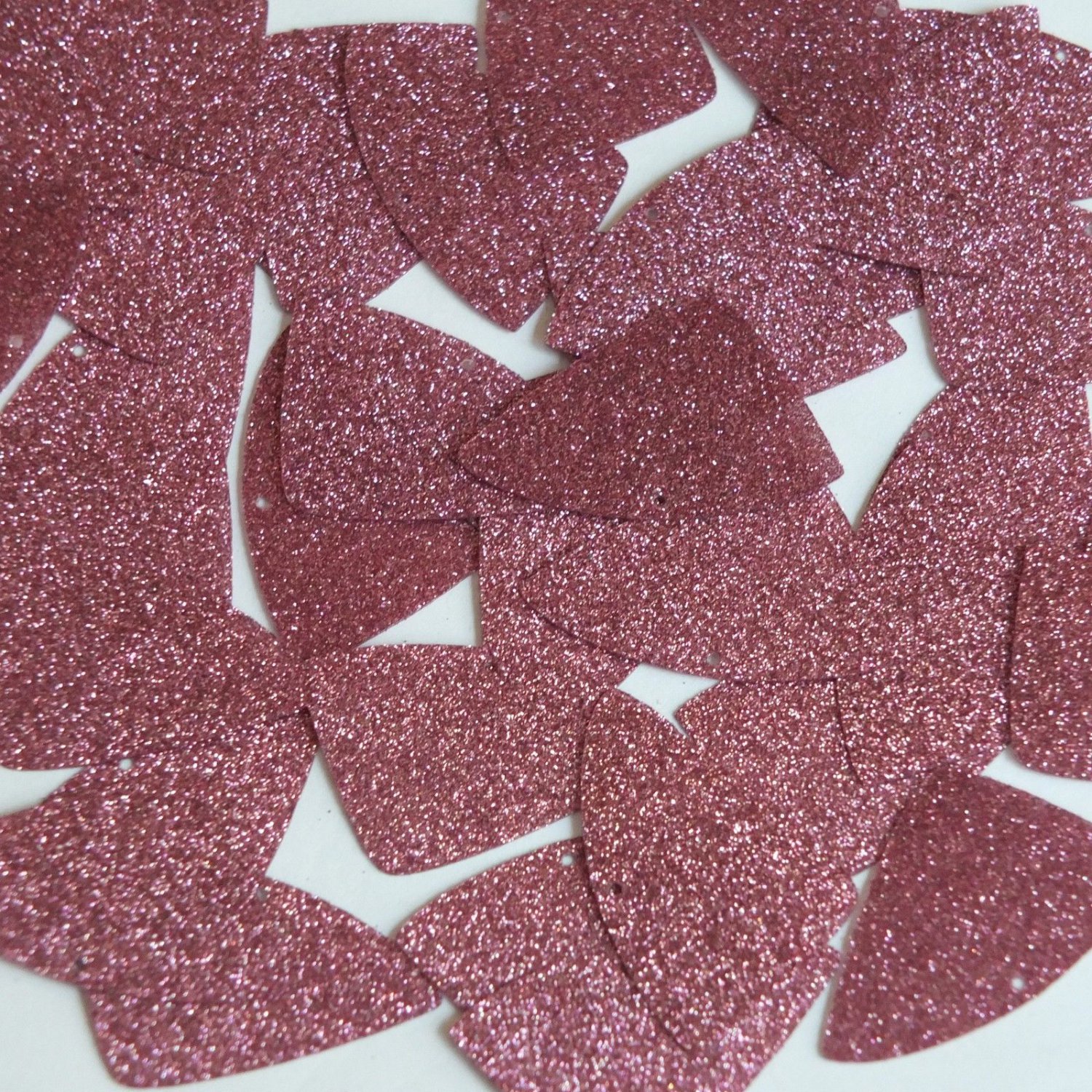 Fishscale Fin Sequin 1.5" Pink Metallic Sparkle Glitter Texture Paillettes
