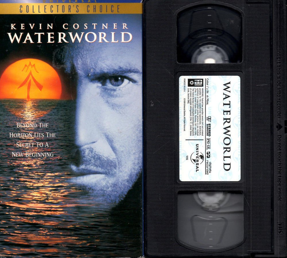 Waterworld - VHS - Kevin Costner - Sci-Fi Action.