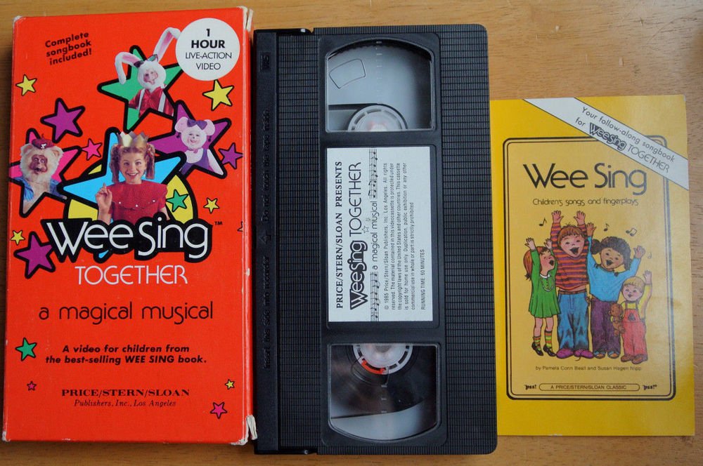 Wee Sing Together - A Magical Musical (VHS, 1985) Song Booklet Included ...