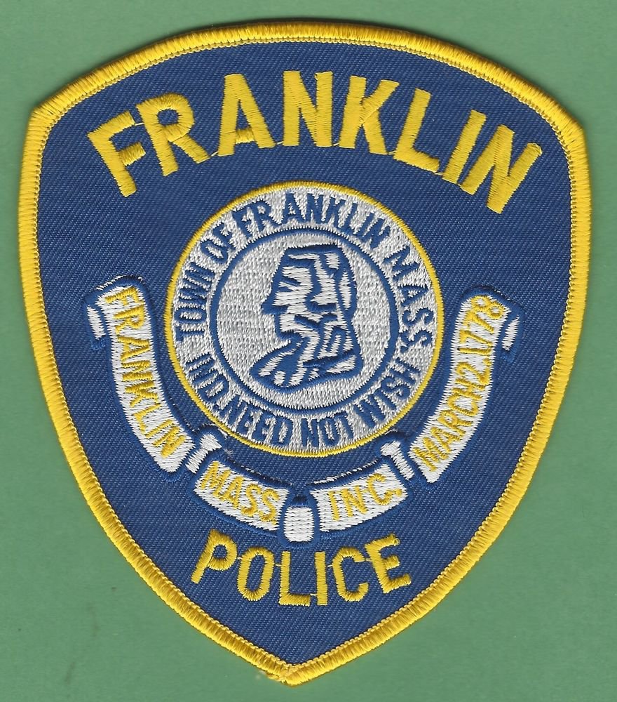 FRANKLIN MASSACHUSETTS POLICE PATCH
