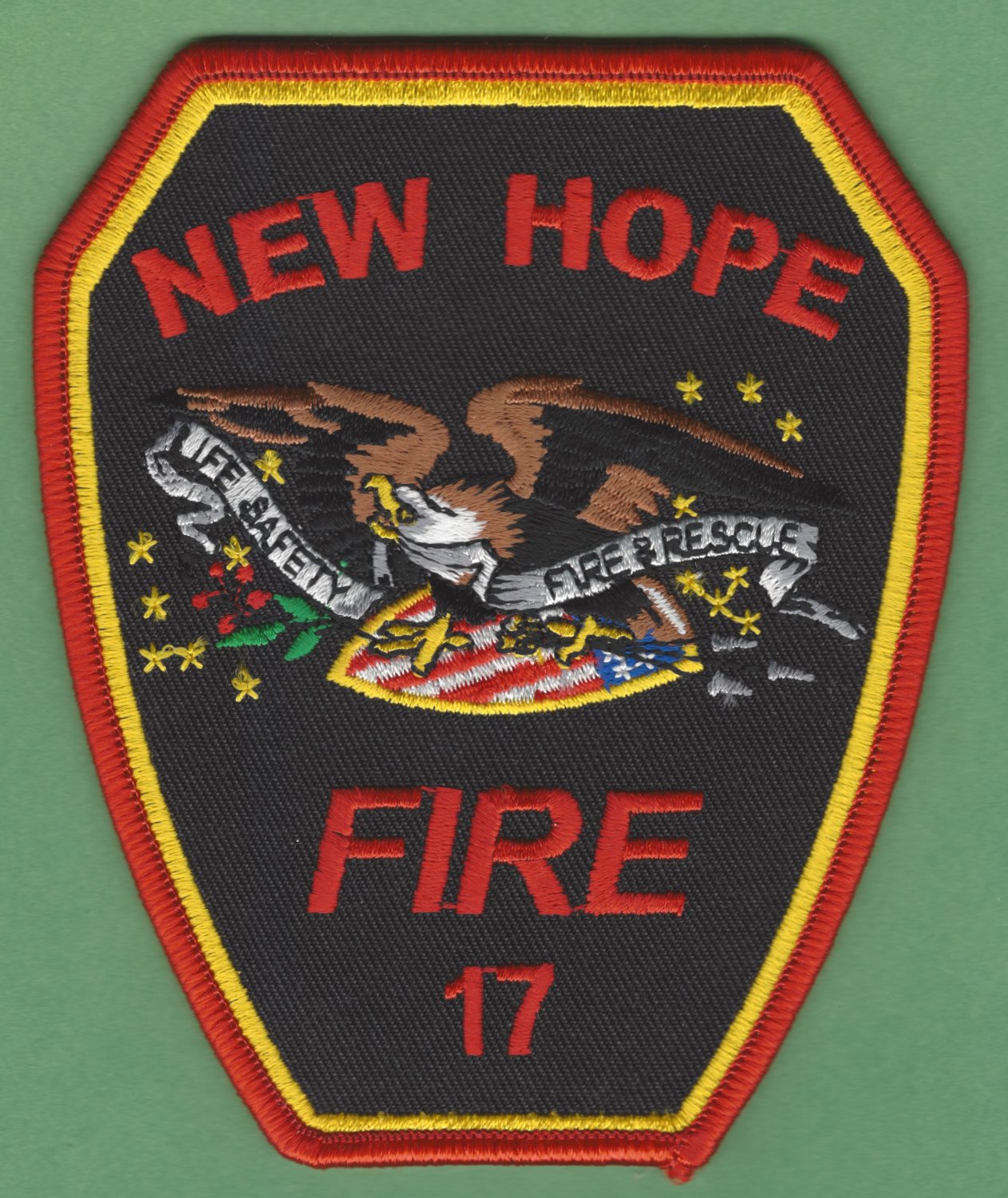 NEW HOPE NORTH CAROLINA FIRE RESCUE PATCH