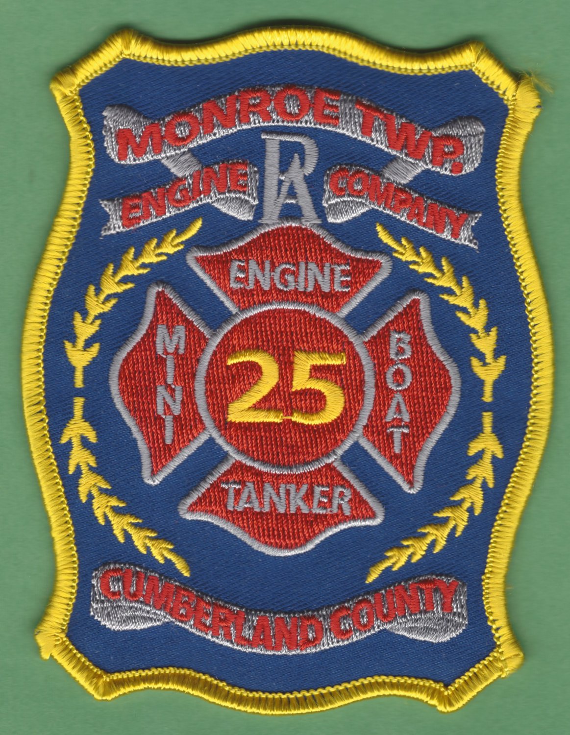 MONROE TOWNSHIP PENNSYLVANIA FIRE RESCUE PATCH