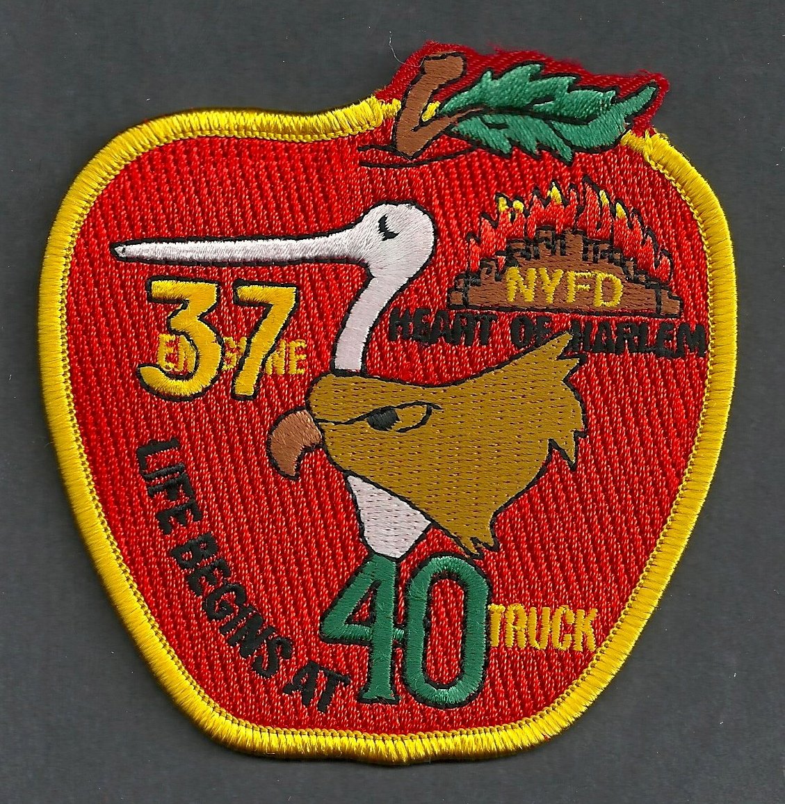 FDNY Harlem New York Engine 37 Ladder 40 Fire Company Patch