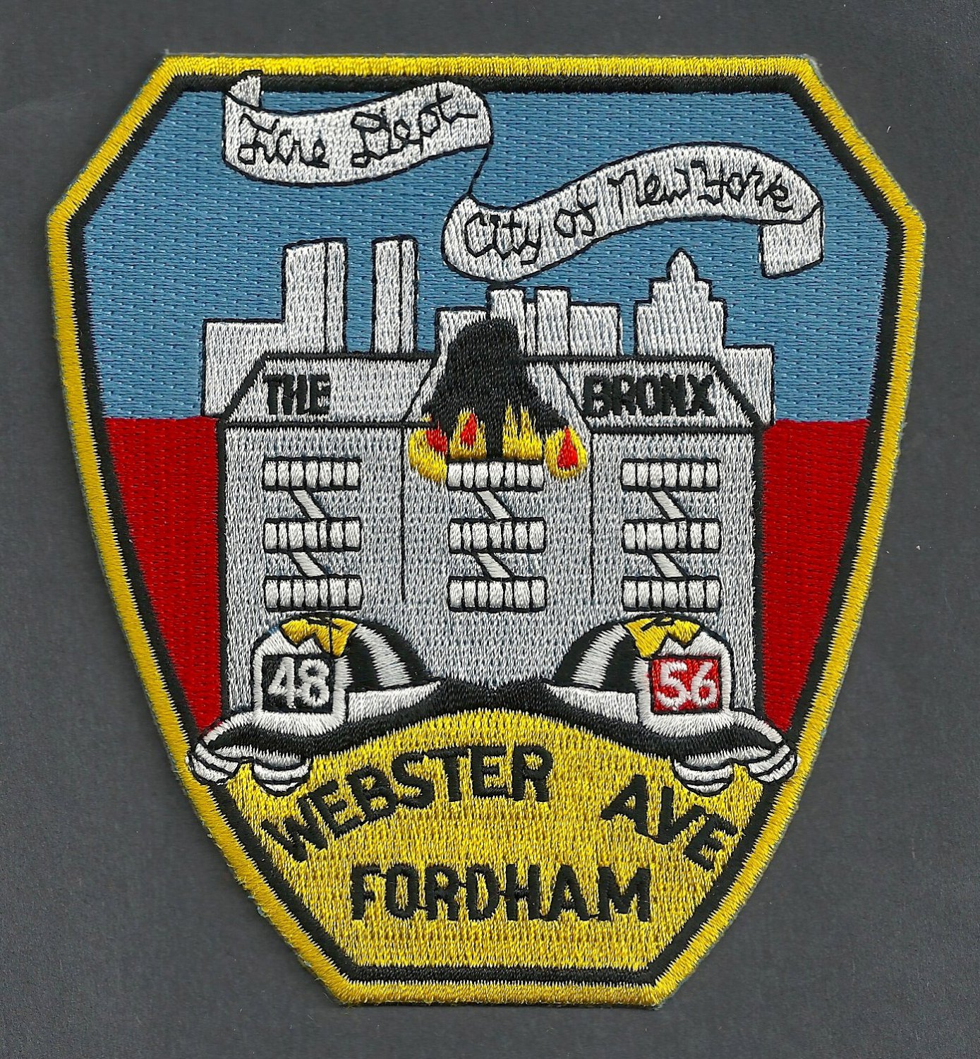 FDNY Bronx New York Engine 48 Ladder 56 Fire Company Patch