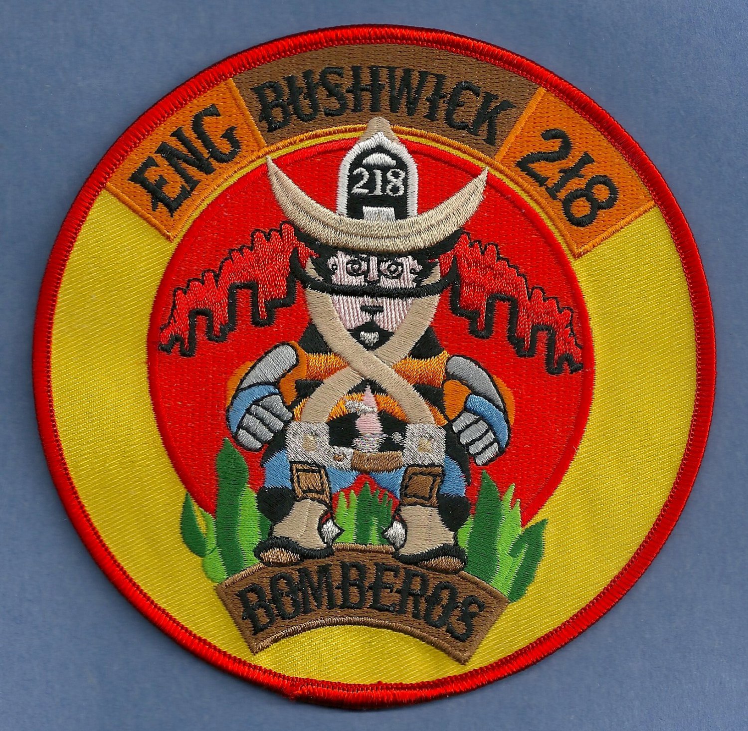 FDNY Brooklyn New York Engine Company 218 Fire Patch