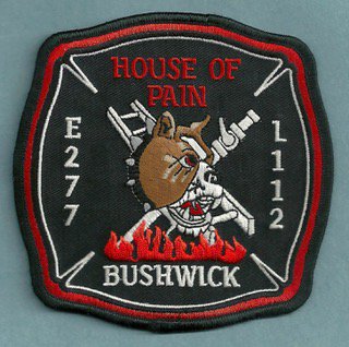 FDNY Brooklyn New York Engine 277 Ladder 112 Fire Company Patch