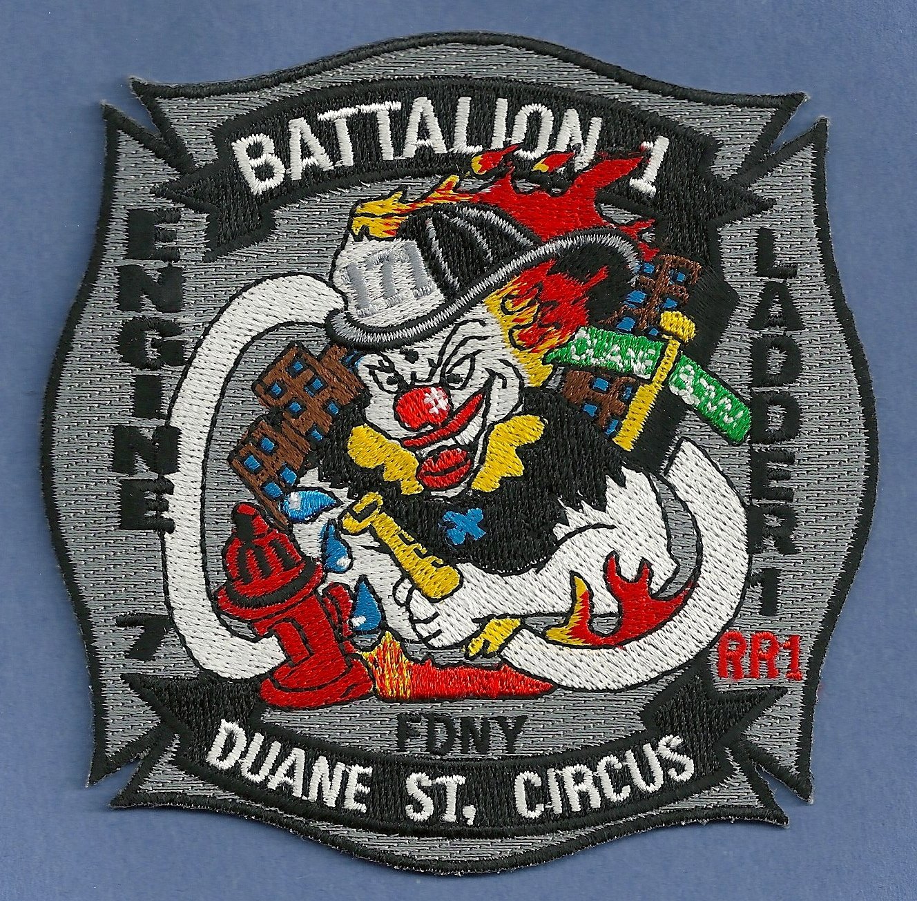 FDNY Manhattan New York Engine 7 Ladder 1 Company Fire Patch