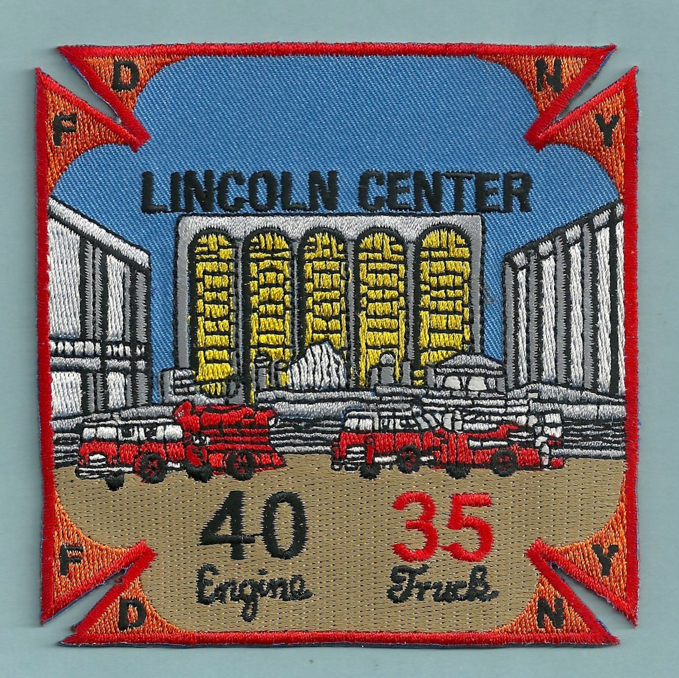 FDNY Manhattan New York Engine 40 Ladder 35 Company Fire Patch