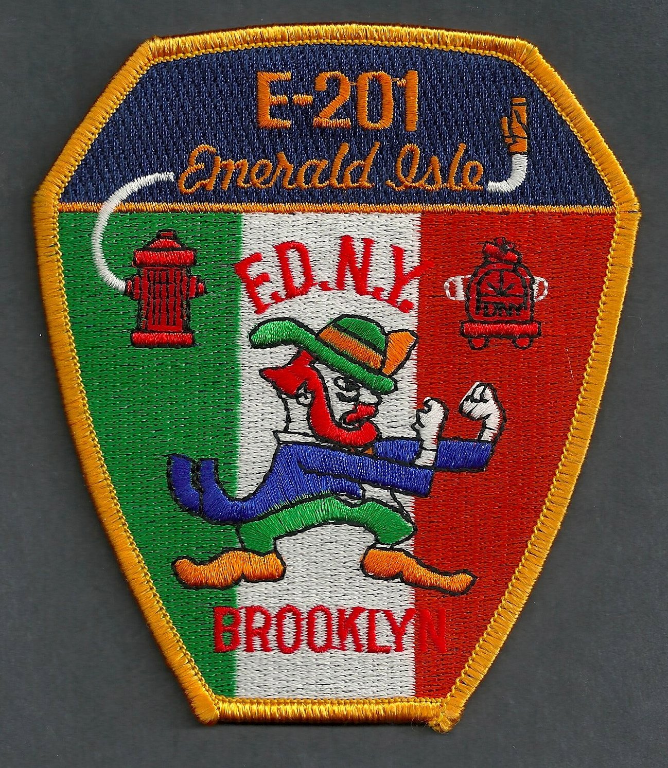 FDNY Brooklyn New York Engine Company 201 Fire Patch